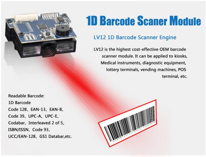Arduino 1D Barcode Scanner Module USB Scan Engine for Handheld Devices