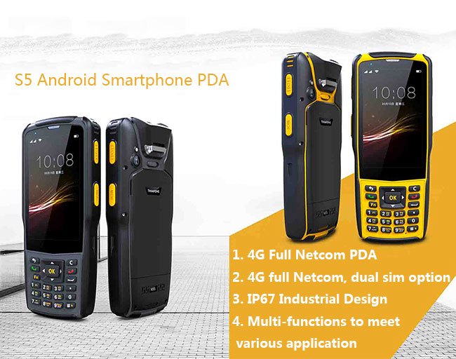 IP67 Industrial Handheld PDA Scanner with Multi-functions for Logistics
